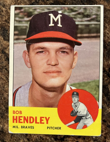 Bob Hendley 1963 Topps #62 VG | eBay