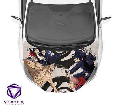 Jujutsu Kaisen Clash JJK Anime Hood Wrap Weatherproof Vinyl Decal 50 ...