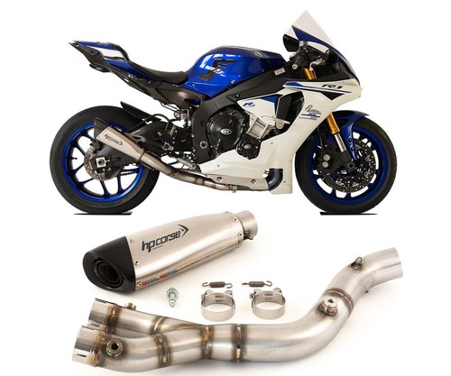Exhaust Muffler Hpcorse Evoxtreme 260mm Titanium Yamaha R1 2015 > 2017 ...
