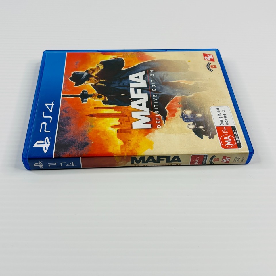 Mafia Definitive Edition PS4 PlayStation 4 With Poster Tracked Postage ...