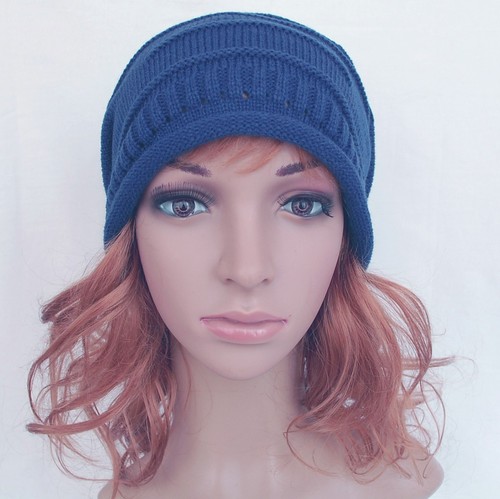 1 Knit Knitted Winter Head Cover Unisex Ladies Men Baggie Baggy Rasta ...