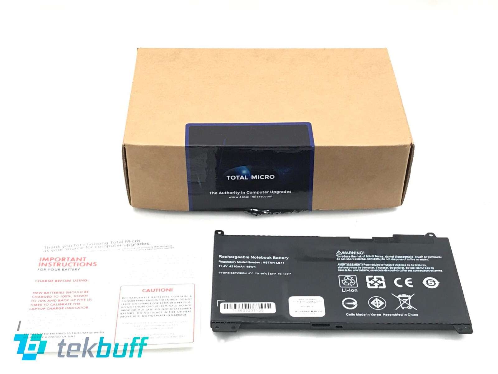 Total Micro 851610-855 4-Cell 48Wh Battery For HP (851610-855-TM) | eBay