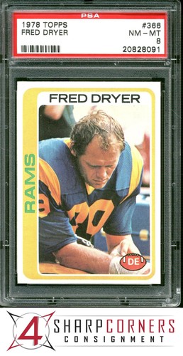 1978 TOPPS #366 FRED DRYER RAMS PSA 8 | eBay