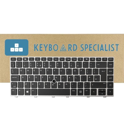 For HP EliteBook 840 G5 840 G6 846 G5 UK Laptop Keyboard With ...