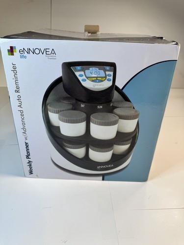 Ennovea 14 Day Pill Planner Carousel Automatic Alarm Reminder ...