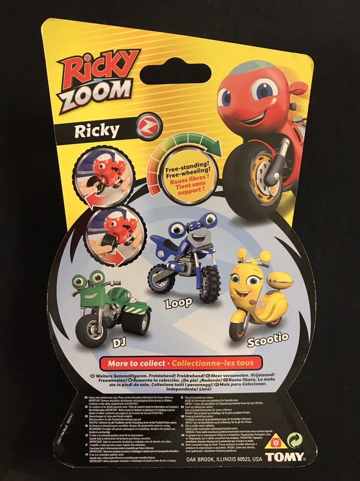 NEW - RICKY ZOOM Motorcycle 3-inch Action Figure | eBay