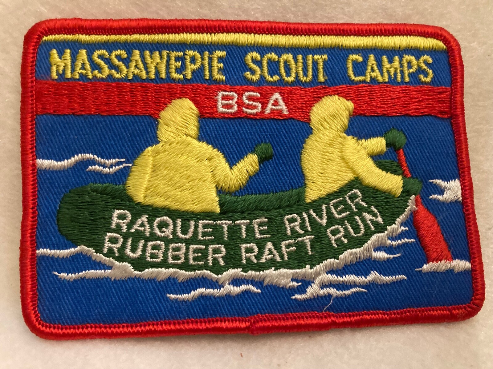 (17) Boy Scouts - Massawepie Scout Camps - Raquette River - Rubber Raft ...