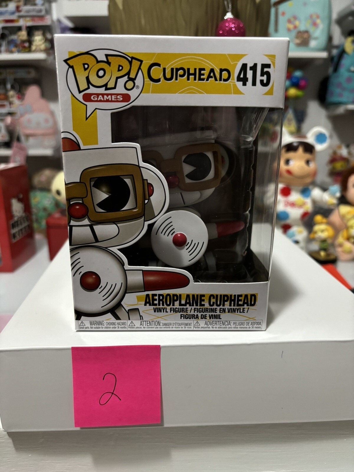 Funko Pop! Aeroplane Cuphead #415 Video Game Vinyl Figure 889698344753 ...