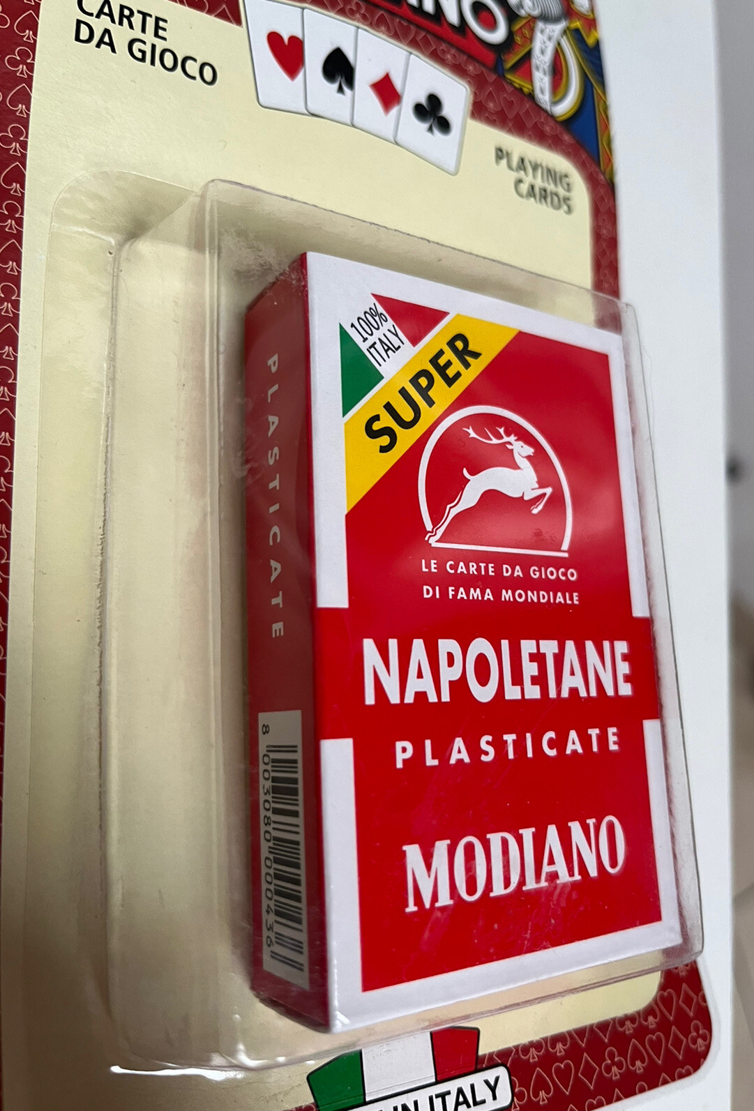 Modiano Carte Napoletane Plastificate NUOVE 8003080007305 | eBay