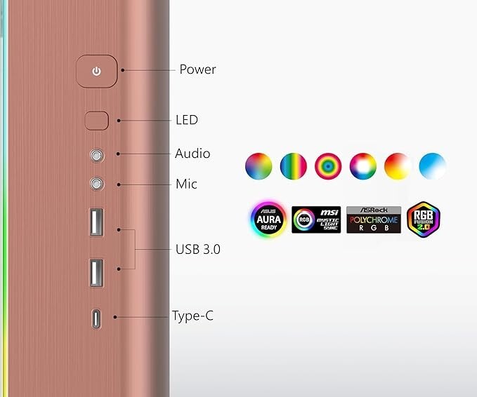 MONTECH KING 95 PRO Pink Tempered glass Dual-Chamber ATX Mid-Tower ...