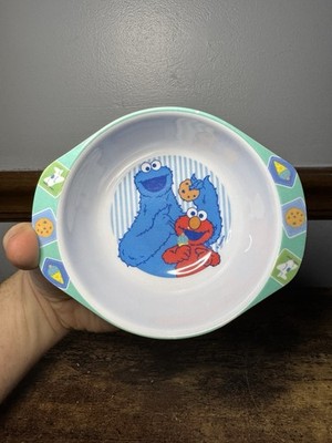 Vintage Sesame Street Bowl - Cookie Monster & Elmo - The First Years | eBay