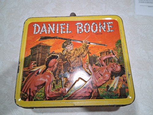 DANIEL BOONE LUNCHBOX WITH THERMOS 1955 Aladdin Industries 1955 | eBay
