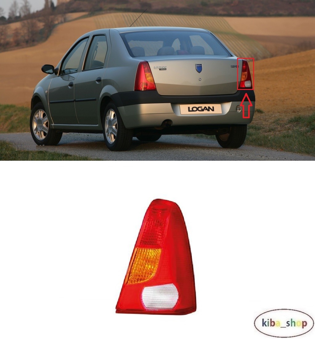 FOR DACIA LOGAN 2004 - 2009 REAR TAIL LIGHT LAMP RIGHT O/S DRIVER LHD ...