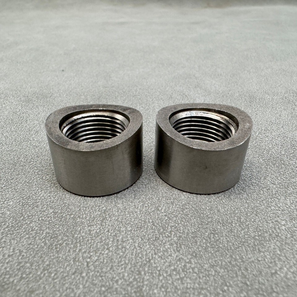 2Pack O2 Oxygen Sensor Curve Notched Nut Bung M18 X 1.5 304 Stainless ...