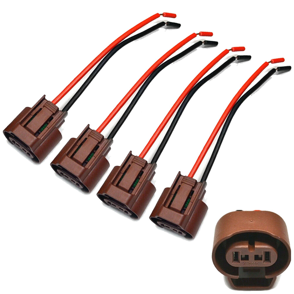 Wire Pigtail Female U 9006 HB4 Two Harness Head Light Socket connector ...