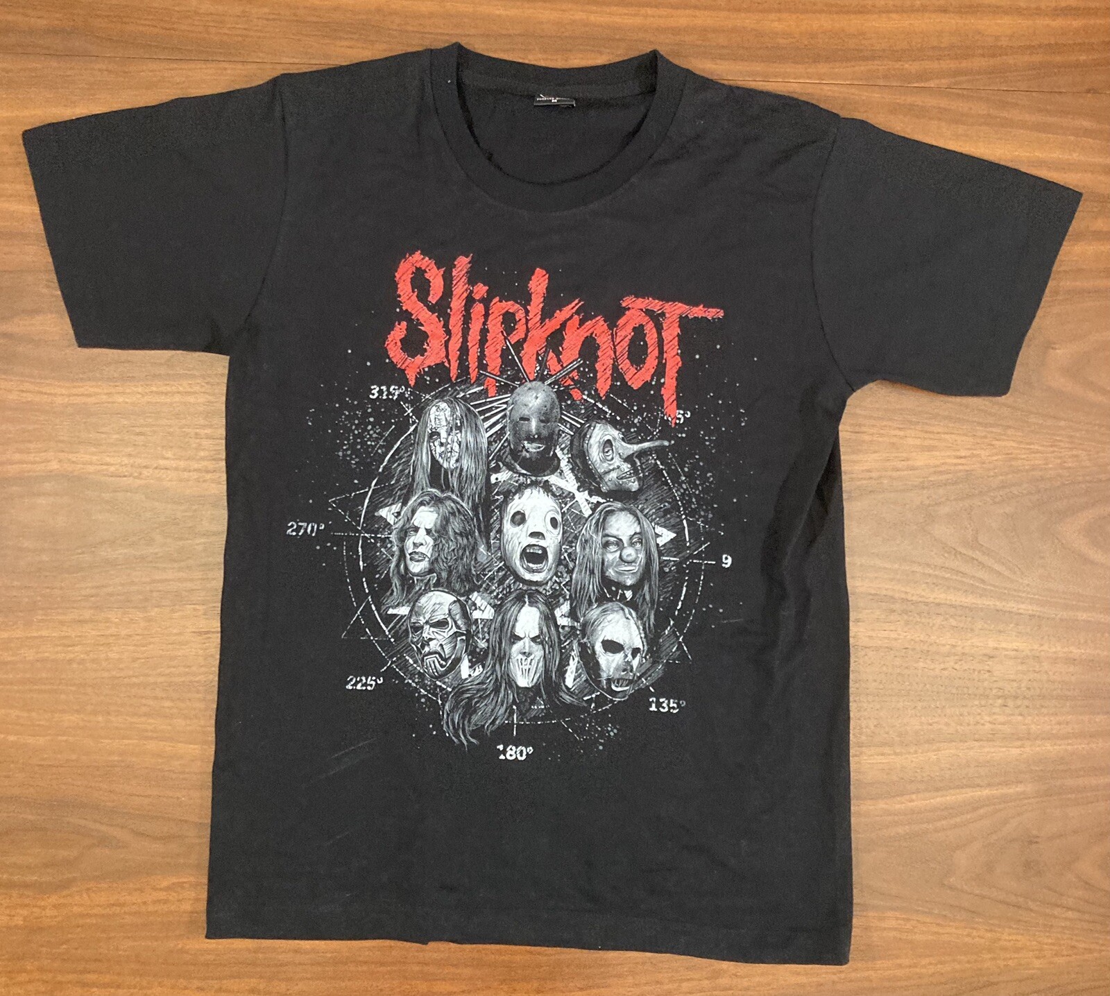 Slipknot 360 Band Tour Concert T Shirt Rockvolution M - Gem