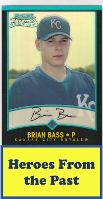 2001 Bowman Chrome Refractors #139 Brian Bass Rookie RC 060-J | eBay