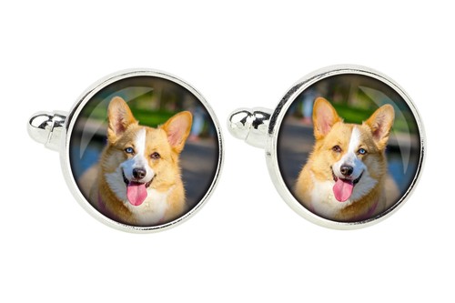 Cardigan Welsh Corgi cufflink with a picture Art-Dog | eBay