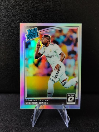 2018-19 Donruss Vinicius Jr. Optic Holo Silver Prizm Rated Rookie Card ...