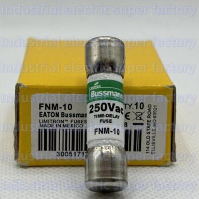 10PC FNM-10 BUSSMANN TIME DELAY Fuse FNM10 10A 250V | eBay