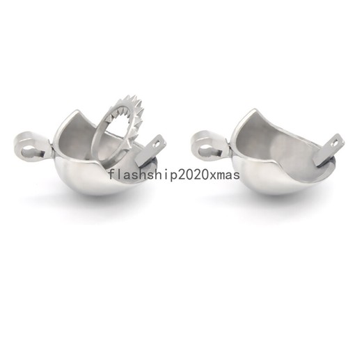 Stainless Steel Super Small Enclosed Chastity Cage Strict Armor Lock ...