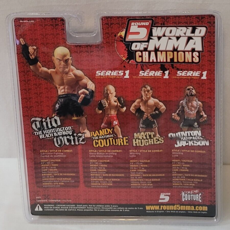 Round 5 World of MMA Champions TITO ORTIZ Huntington Beach Bad Boy ...
