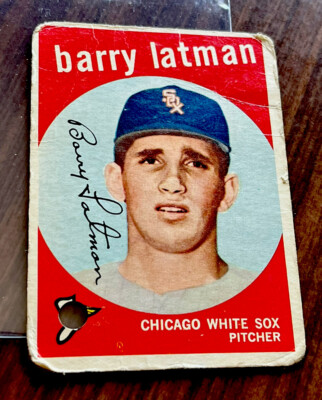 1959 Topps Barry Latman RC # 477 - Chicago White Sox. POOR | eBay