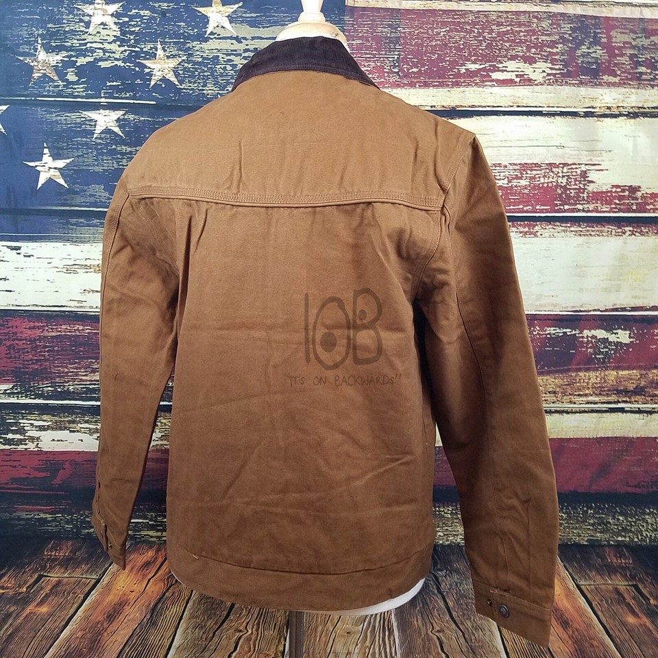 Wyoming Traders Mens Summer Zip Up Canvas Cowboy Western Ranch Wear ...