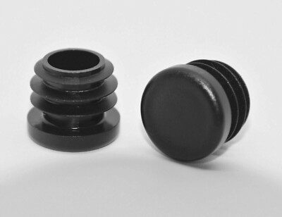 20mm Round End Caps Plastic Blanking Plugs Bungs Pipe Tube Inserts ...