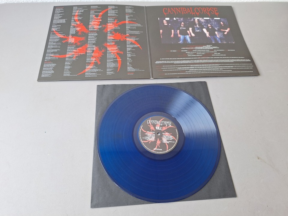 CANNIBAL CORPSE lim. transparent blue Vinyl LP Kill (2009 Back On Black ...