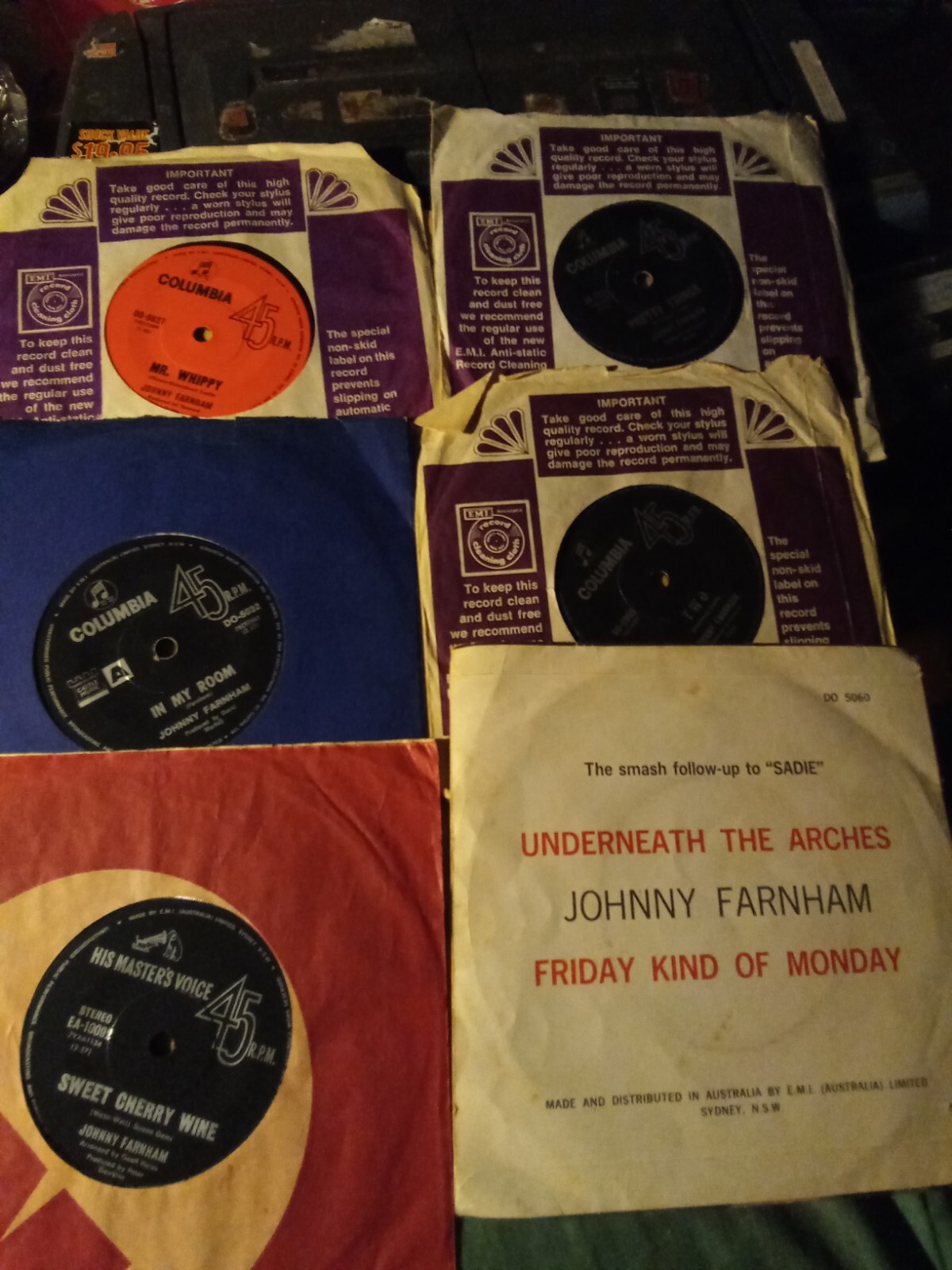 Johnny Farnham Vinyl 45s | eBay