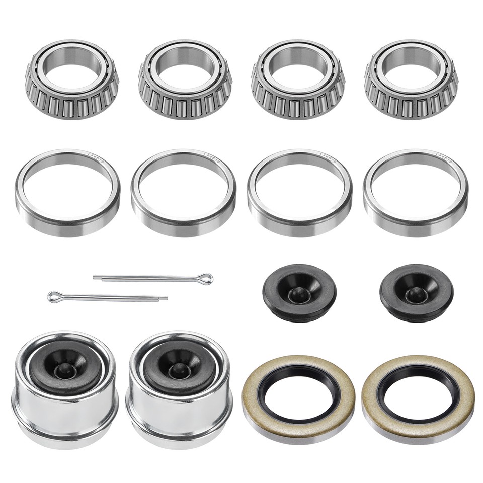 New 2 Set Trailer Axles Bearings Kit L44649 L44610 Bearings Races ...