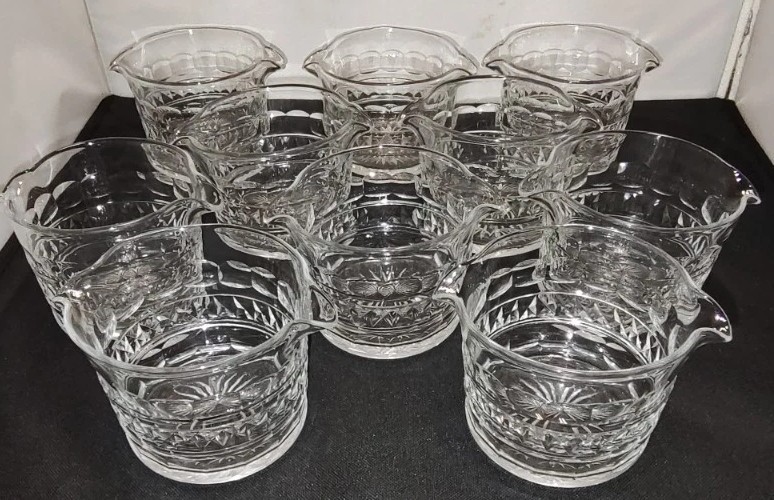 Victorian, Wine Glass Rinser Bowl, Beautiful Cut Glass, DOUBLE LIP ...
