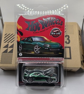 New Hot Wheels RLC Exclusive Spectraflame Green 1997 Toyota Supra Mk4 ...