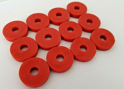 Rubber Washers M6 6mm x 4mm x 20mm Red Pack of 12 Nextkarting | eBay