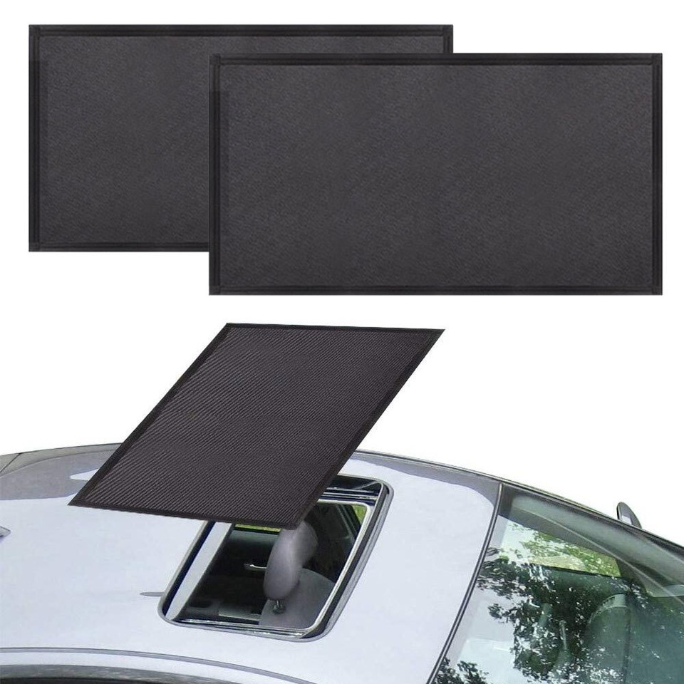 Magnetic Car Accessories Moonroof Mesh Sun Shade Cover Protector ...