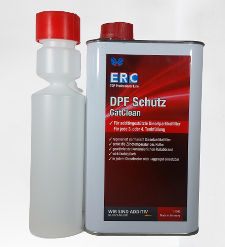 1L ERC DPF Schutz Cat Clean + Dosierflasche Regeneration ...