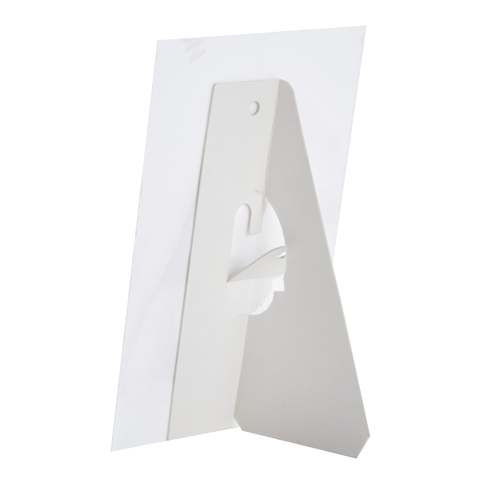 50 Pack Cardboard Easel Display Stand Plate Holders for Photo Dish Art ...