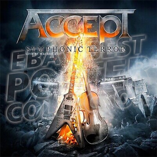 Accept Symphonic Terror Live Banner Album Cover Poster | eBay