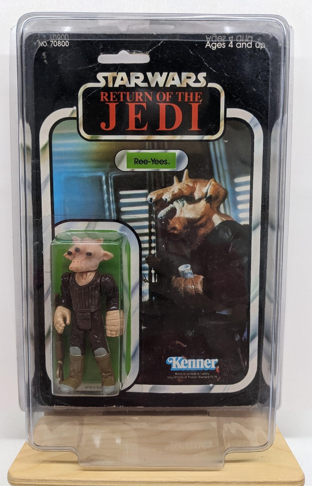 Star Wars Return of the Jedi Ree-Yees Action Figure on Card 1983 65 ...