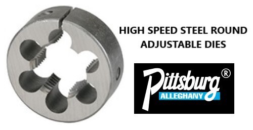 12-24 x 13/16 HHS ROUND ADJUSTABLE DIE RH -PITTSBURG ITEM NO. 2430109 ...