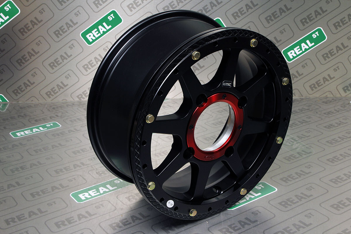 KMC Wheels Addict 2 Beadlock 6x15 Satin Black Rim for sale online | eBay