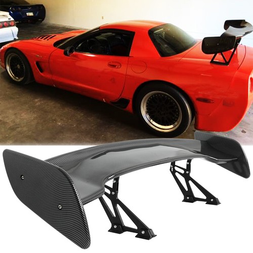 46” For Chevy Corvette Z06 C5 Rear Trunk Spoiler Wing Adjustable Carbon ...