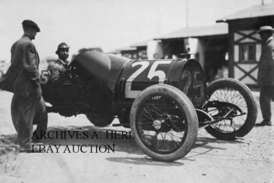 Tulsa racer George Clark 1913 Indianapolis 500 automobile Indy 500 Race ...