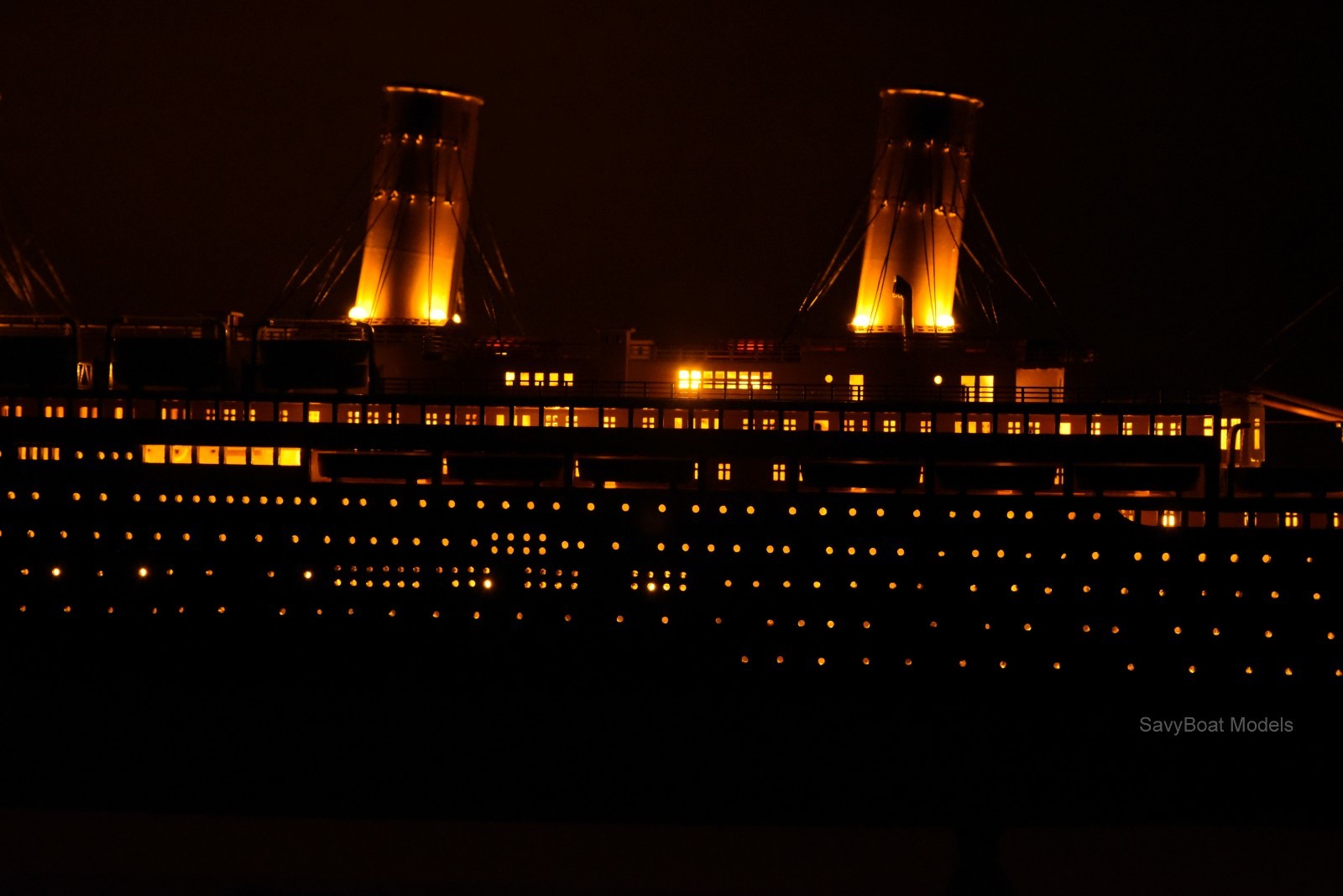 SS Imperator Ocean Liner Handmade Wooden Ship Model 38" Scale 1:285 ...