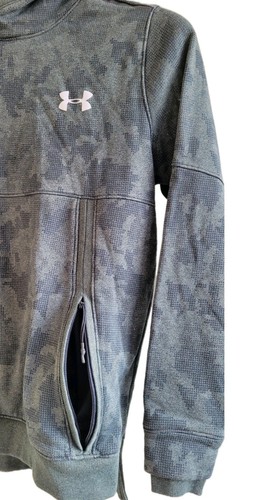 Under Armour Men’s Threadborne Coldgear Hoodie Size Medium Army Green ...