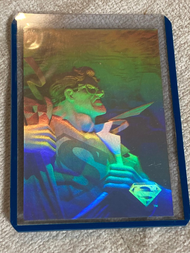Superman Holo Series Trading Cards 1996 Fleer/SkyBox Silver BASE DC ...