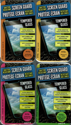Shatter Resistant Tempered Glass Screen Protector Guard for iPhone ...
