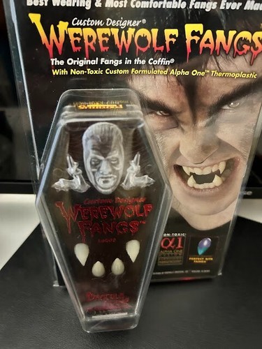 NEW Custom Designer WEREWOLF Fangs Alpha One Thermoplastic Vampire ...