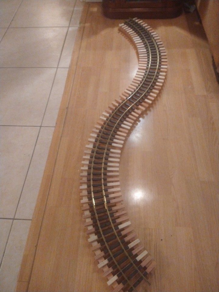 G Scale Garden Ceiling Trestle Train R1 Track Support 1/4 turn For LGB ...
